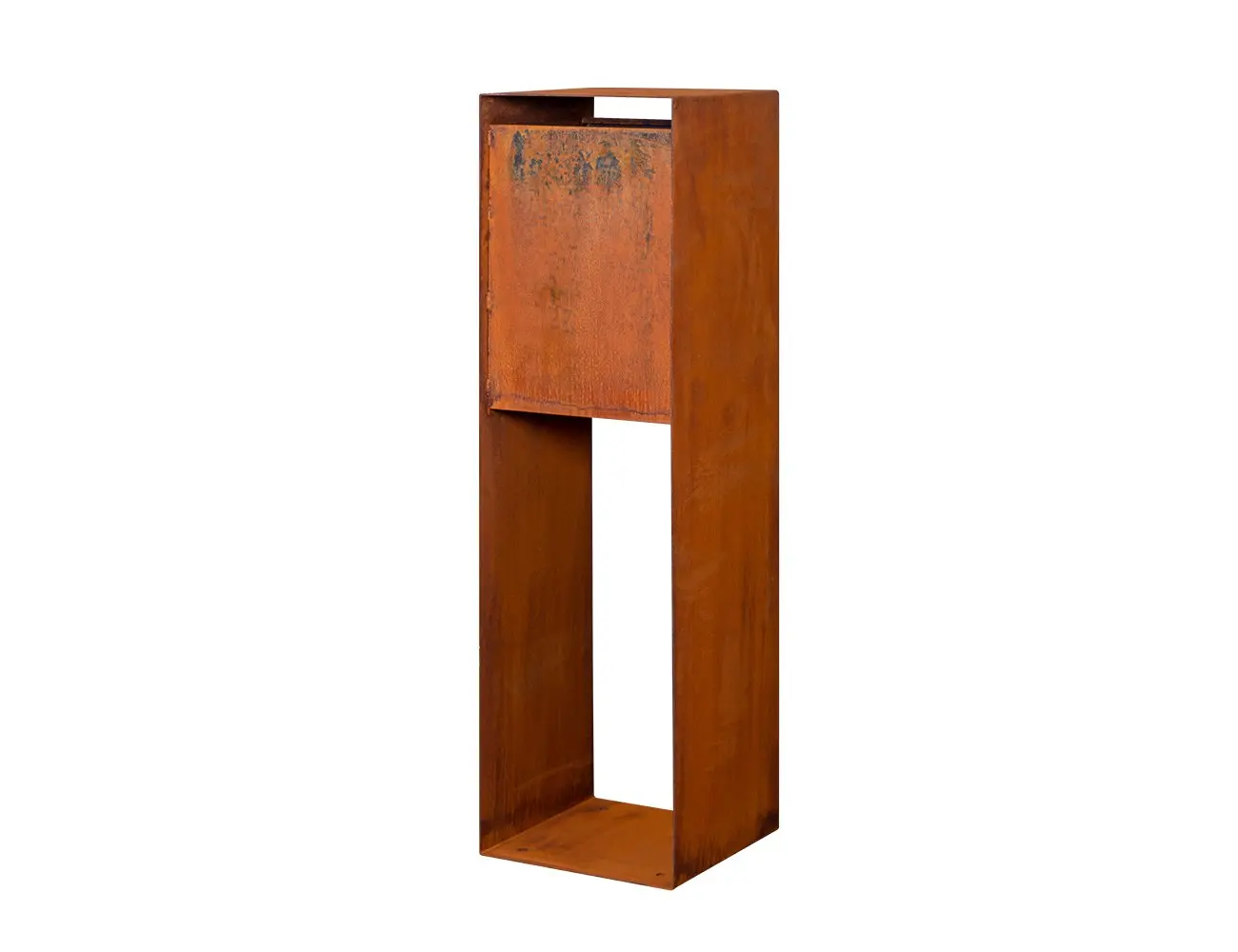 Corten Steel Mailbox Metal Modern Mailbox For Home Post Office Box ...