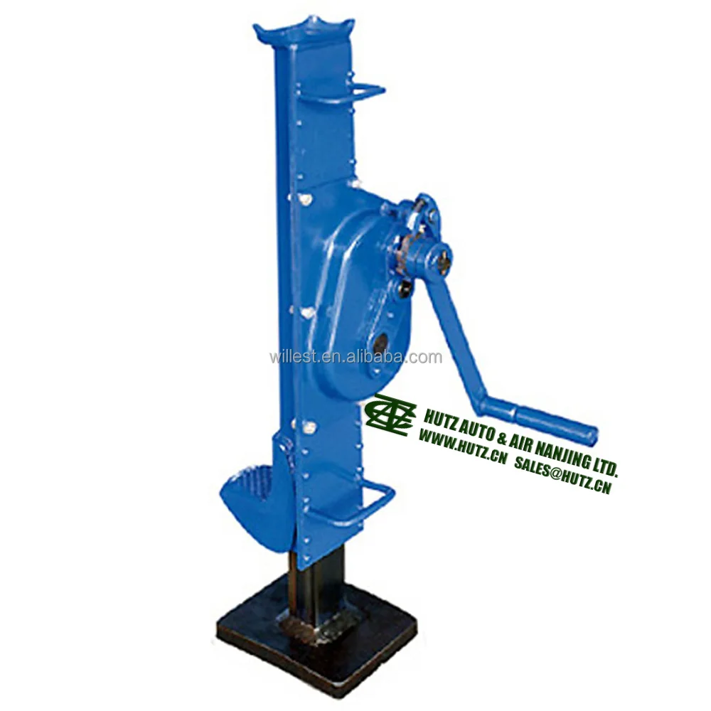 Hand Operated Toe Ratchet Steel Jack Hutz 1.5 Ton Industrial Mechanical ...