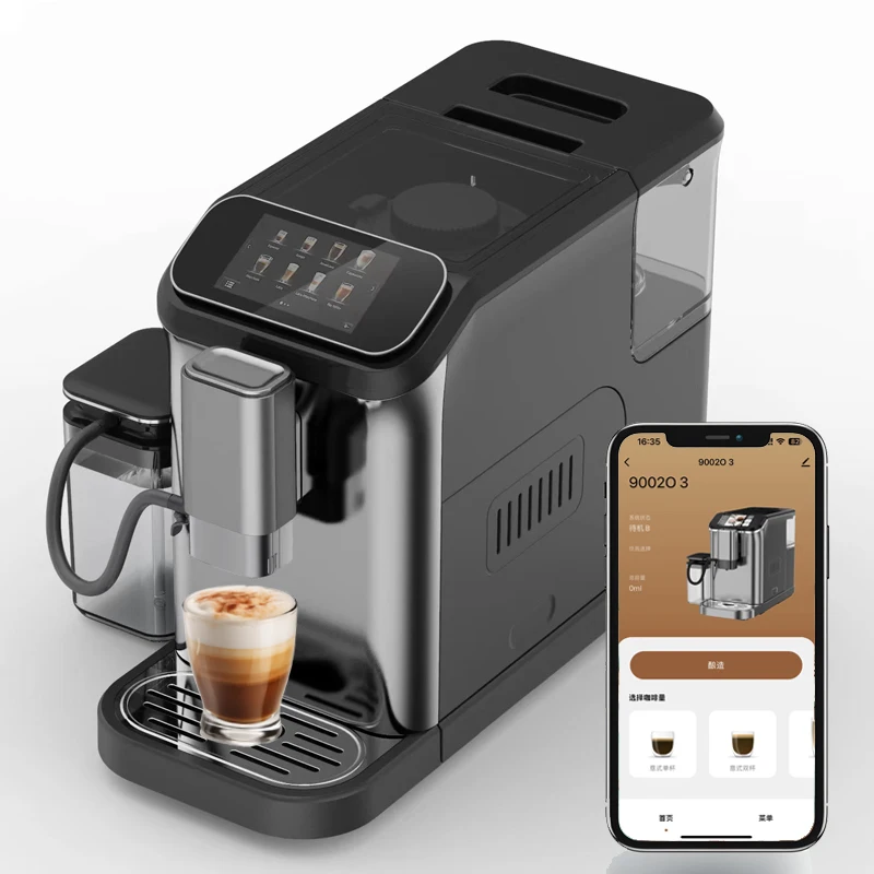 WIFI Smart App 20 bar Bean-To-Cup Coffee maker Espresso Machine Home ...