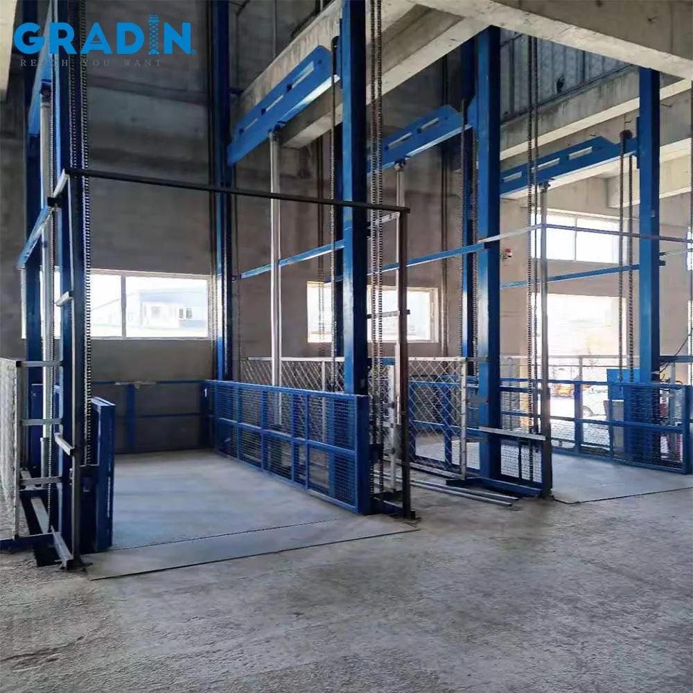 Multi-stage Cylinder Lift Hydraulic Lifting Platform Four-column ...