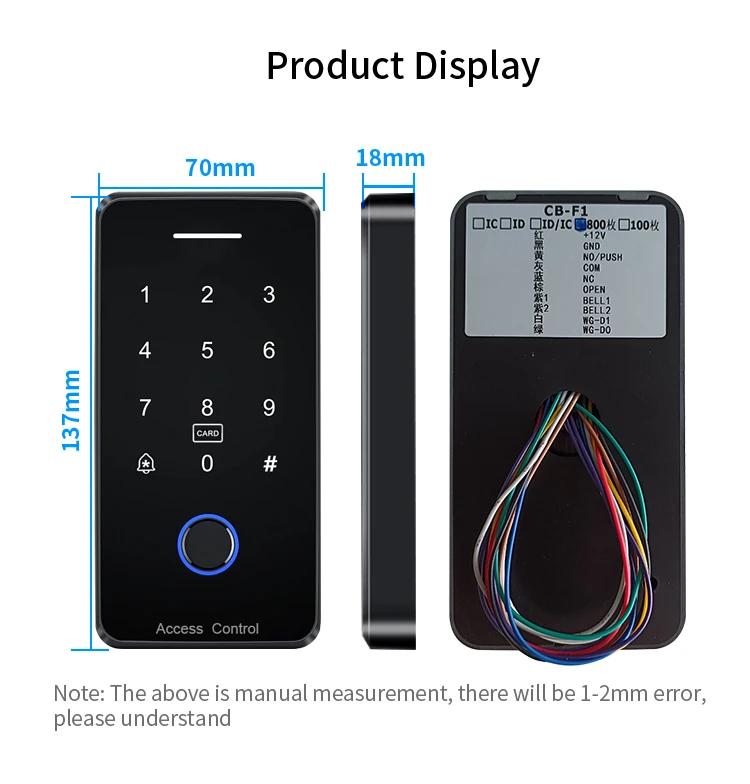 Smart Wifi Bluetooth Access Control Machine With Fingerprint Keypad ...