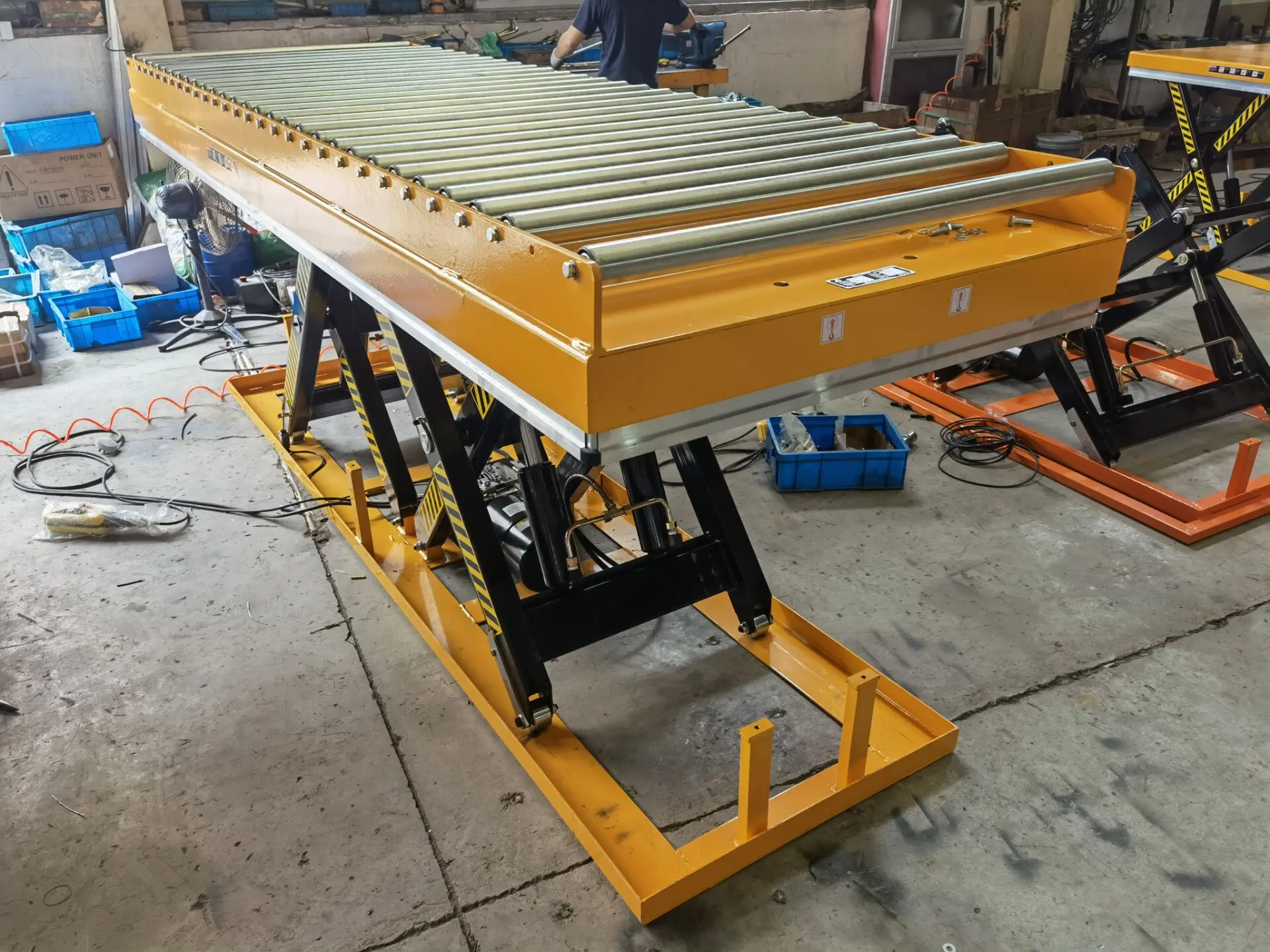 Plk Electric Scissor Lift Table Hydraulic Cargo Lift Platform Rotary ...