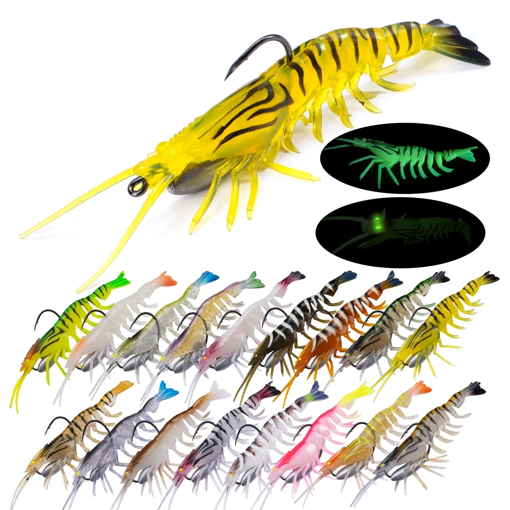 Newly Arrived Saltwater Fishing UV Soft Lure Luminous Swimbait 160mm 27 ...