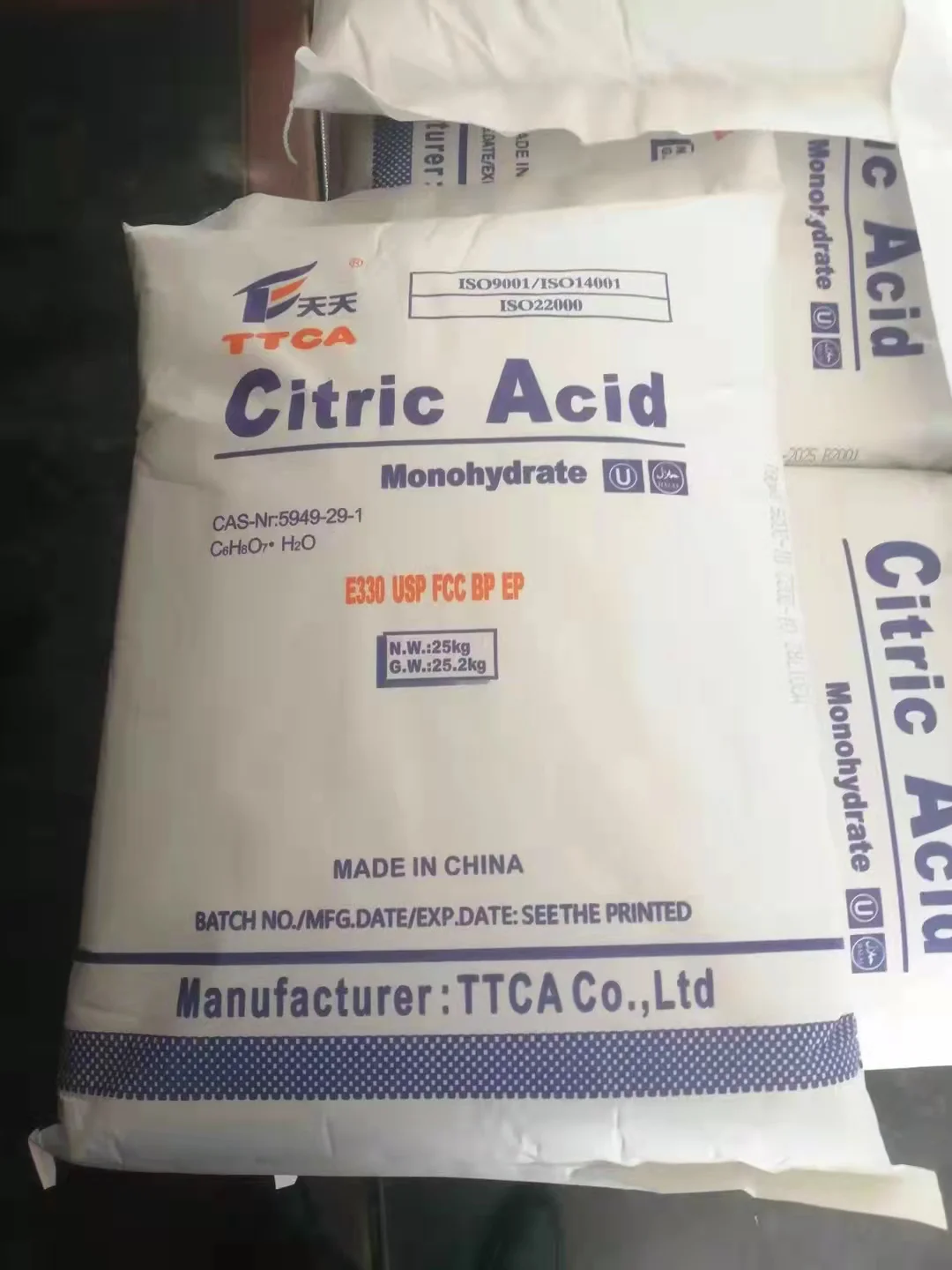 Citric Acid Monohydrate Anhydrous Food Grade - Buy Citric Acid ...