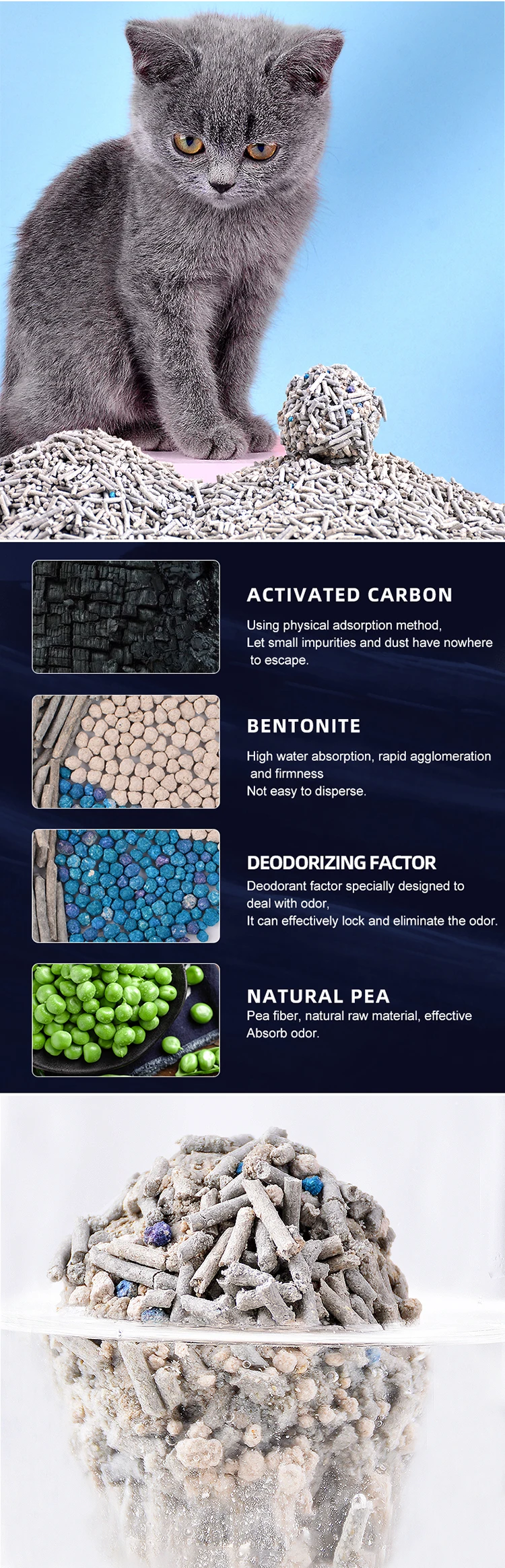 Multiple Flavor Premium Quality Eco Fiendly Cheap Tofu And Bentonite ...