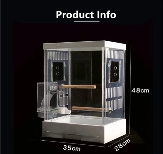 Cages Birds Finches Canary Nesting Box Parrot Breeding Goldfinch Large ...