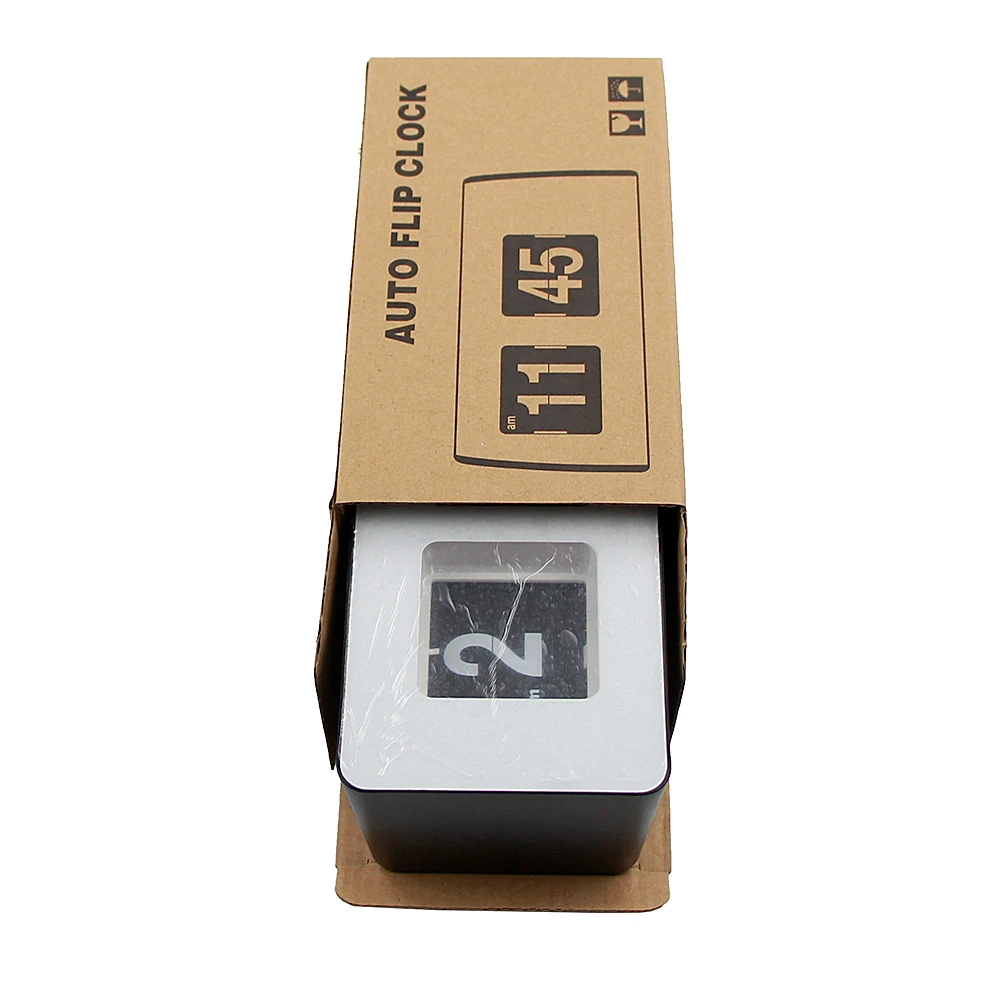 Creative Auto Flip Calendar Table Clock - Perfect Gift