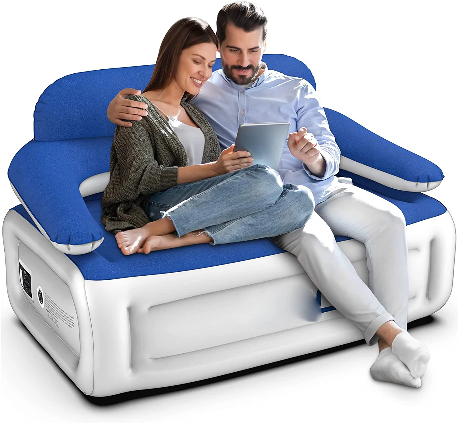 Sofa Bed Sleeper Queen Size Inflatable Air Folding Inflatable Air Sofa ...