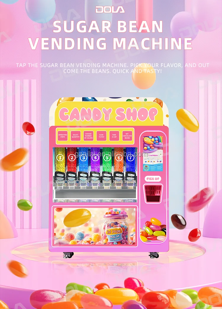 DOLA Smart Candy Dispenser Vending Machine for Businesses - Customizable Digital Vending ...