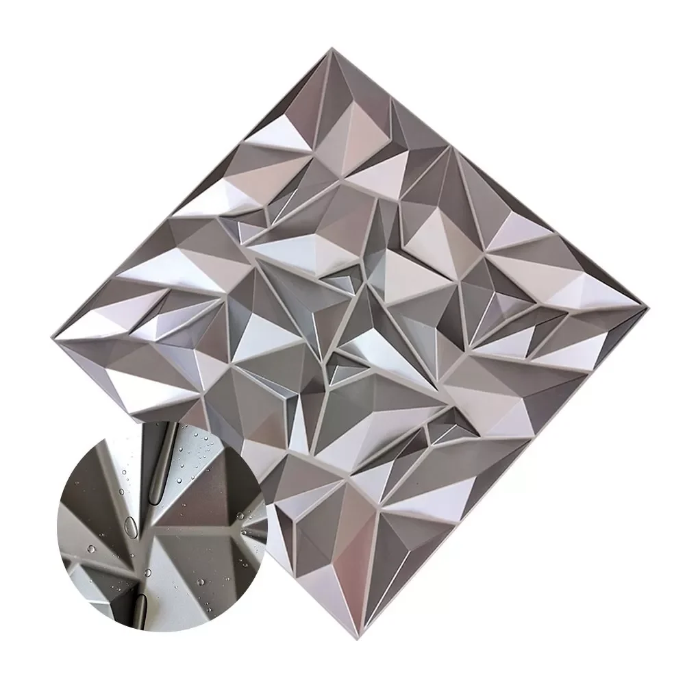 Diamond PVC 3D Wall Panels - Stylish & Functional Decor