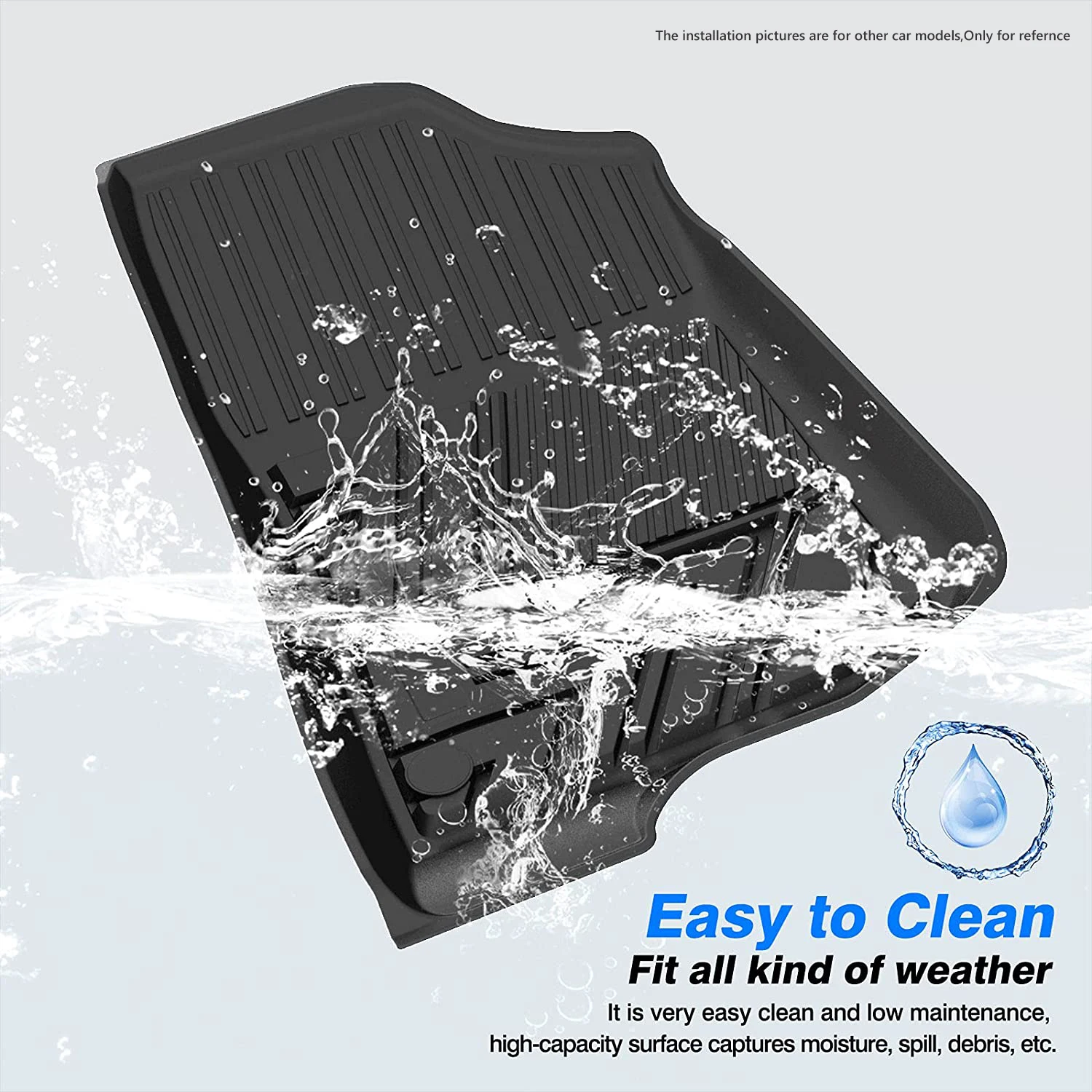 Perfect 3D TPE Car Carpet Floor Mats for Toyota RAV4 2019-2022 ...