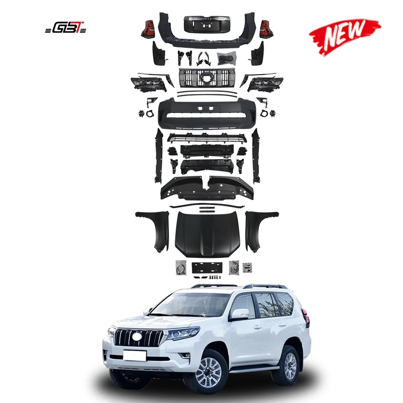 GBT facelift bodykit rear front bumper grille head light 2010_2017 upgrade to 2018 for Auto ...
