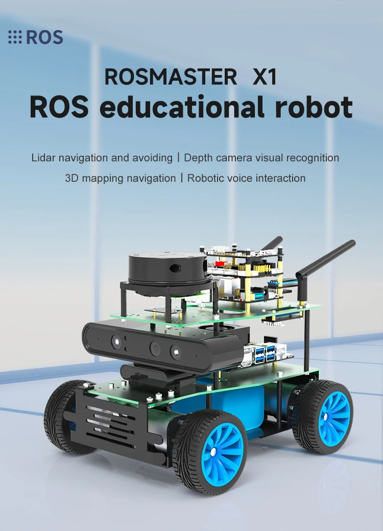 Rosmaster X1 Ros Robot For Jetson Nano 4gb Tx2 Nx Raspberry Pi 4b - Buy Programmable Robot ...