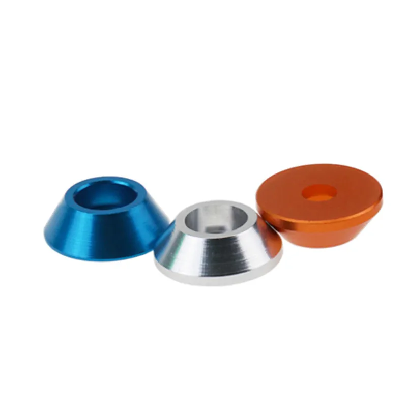 Colourful Aluminum Cap Cone Head Washer Colored 1mm Anodized Aluminium ...