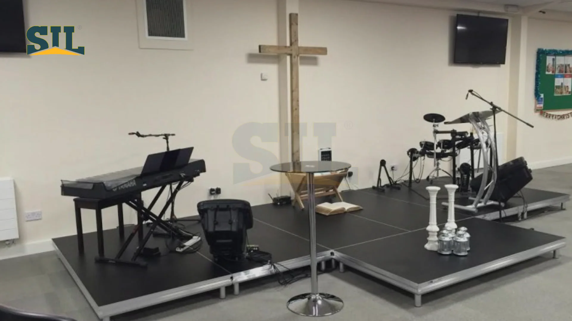Sil Custom 2x1 Church Aluminium Stage Platform Small Stage Design ...