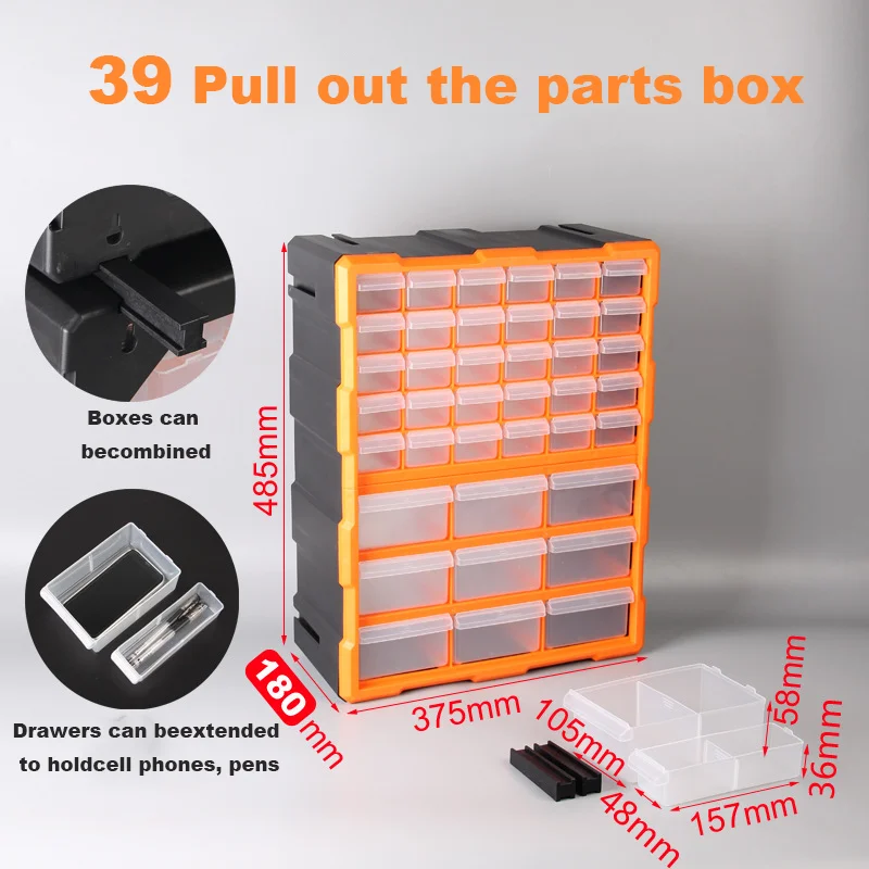General Us Creative Plastic Tool Storage Box - Organize Tools Efficiently