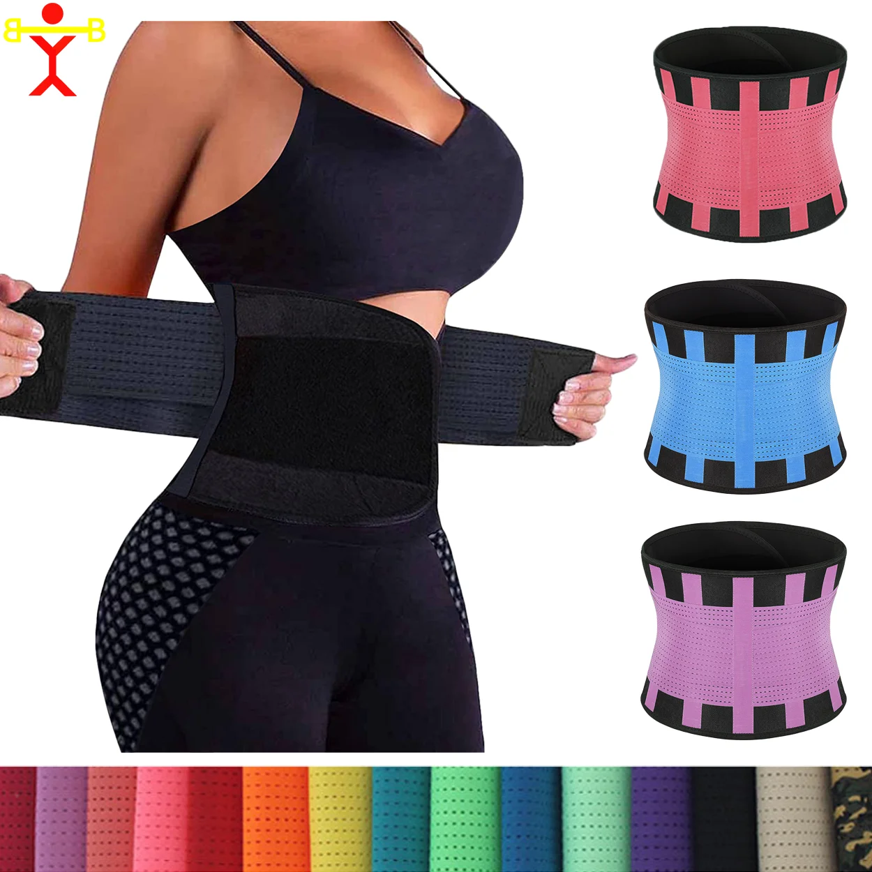 Custom Wholesale Logo Corset Latex Neoprene High Waist Trainer Shaper ...