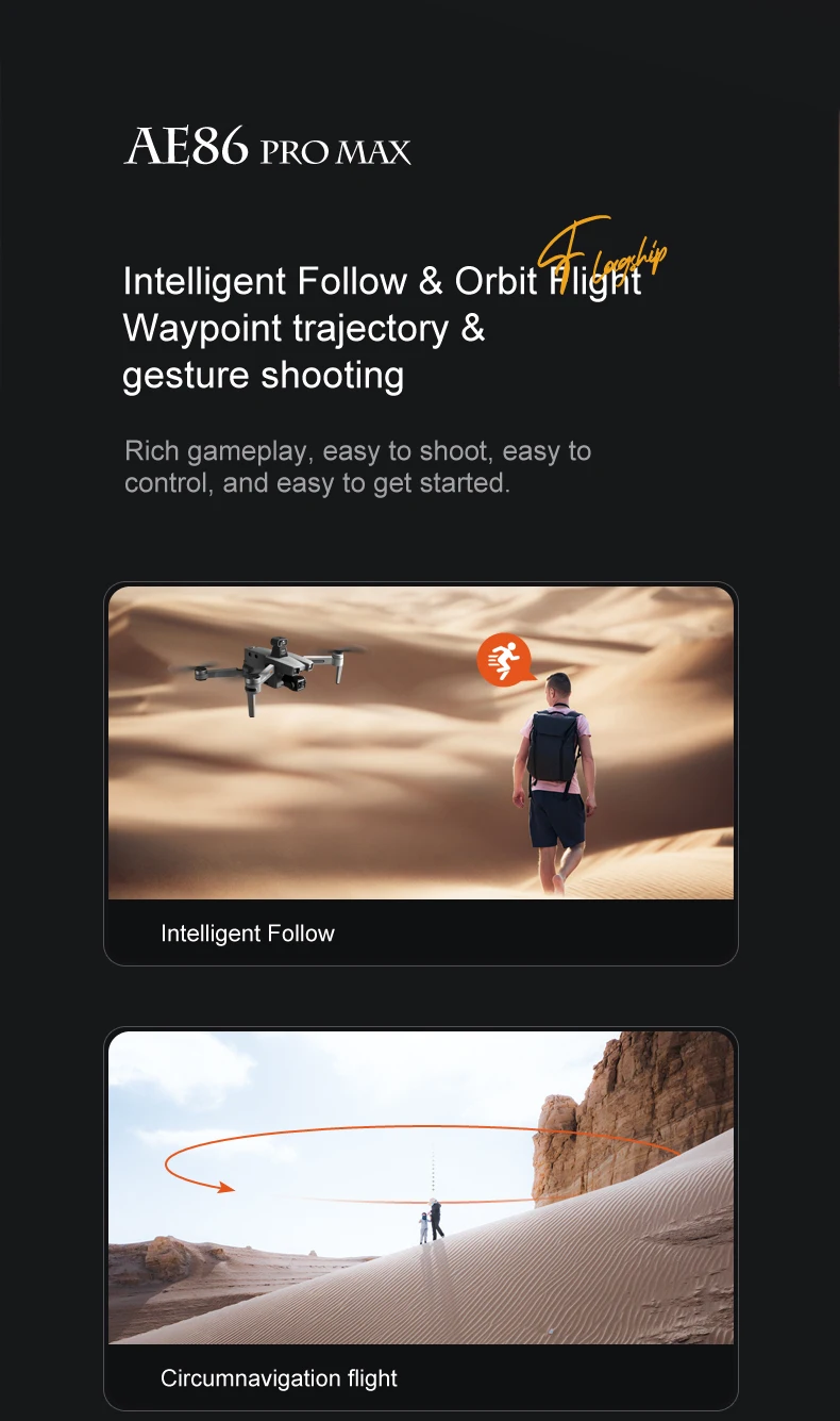 2025 New AE86 Drone 4K HD Dual Camera FPV 3-Axis GPS Anti-Shake Gimbal ...