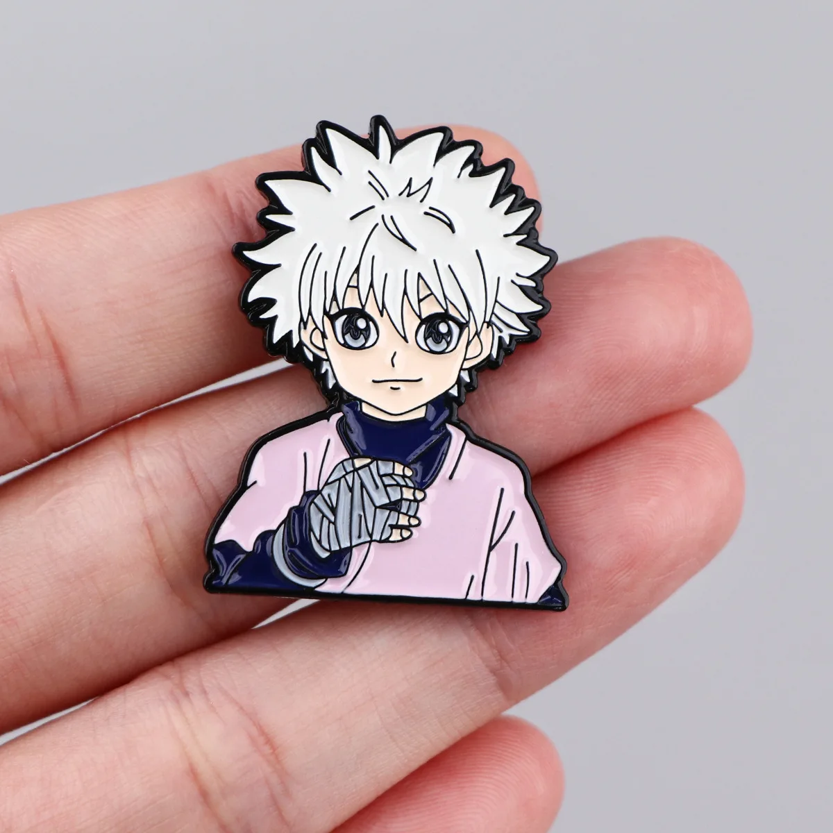 6 Styles Killua Zoldyck Hisoka Chrollo Anime Alloy Brooch Cosplay Comic ...