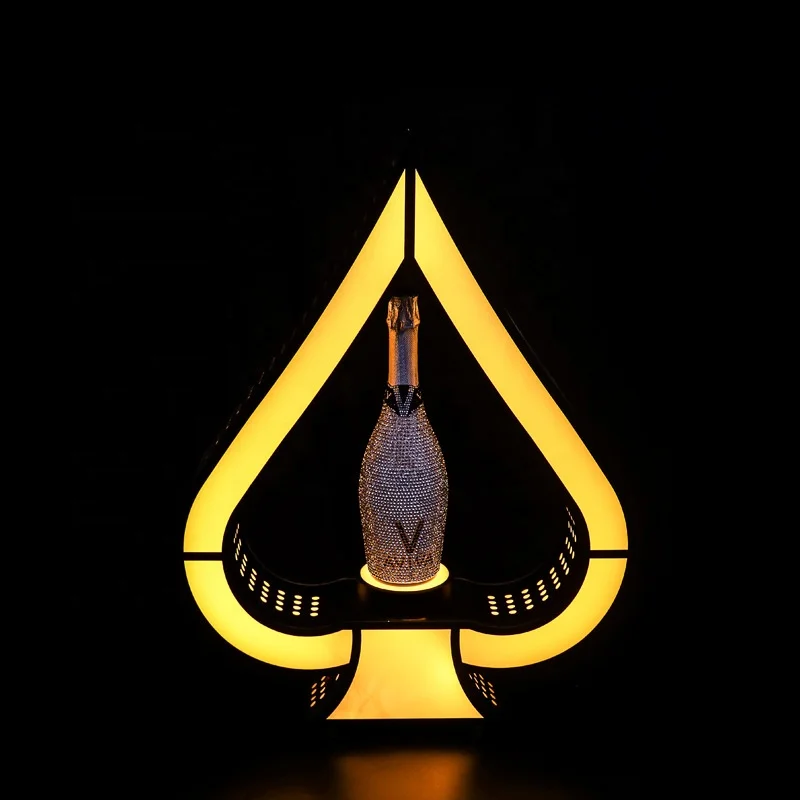 Custom Logo Wine Liquor Whiskey Display Stand Bottle Service Presenter ...