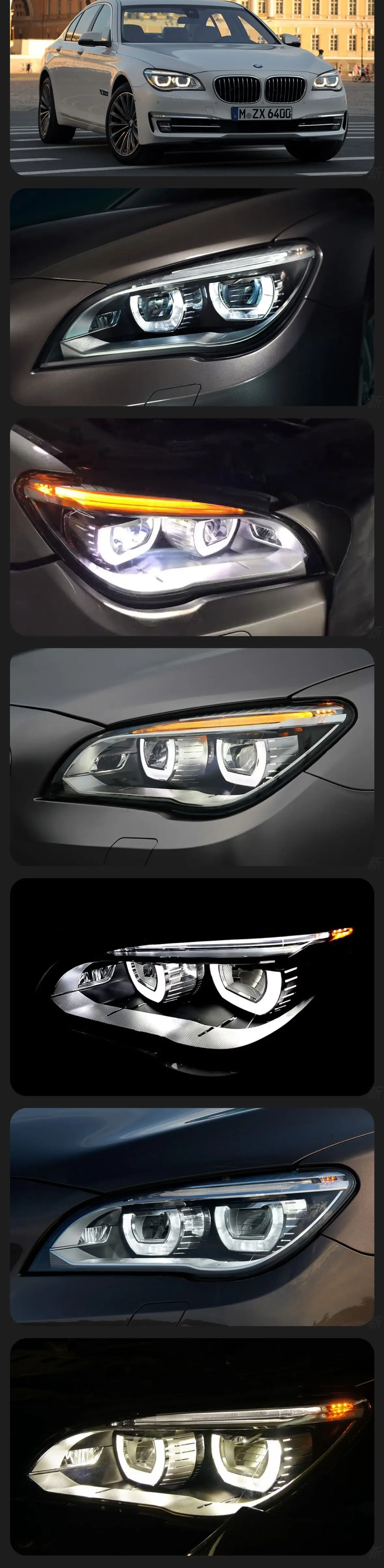 Kabeer Modified F01 Headlight for BMW 7 Series Upgrade