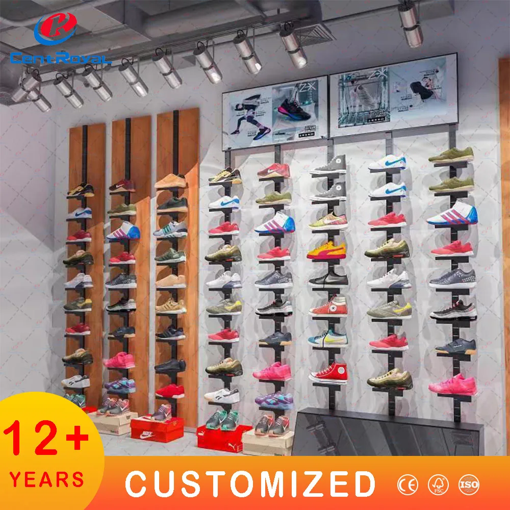 Custom Retail Shop Sandals Sports Slipper Racks for Store