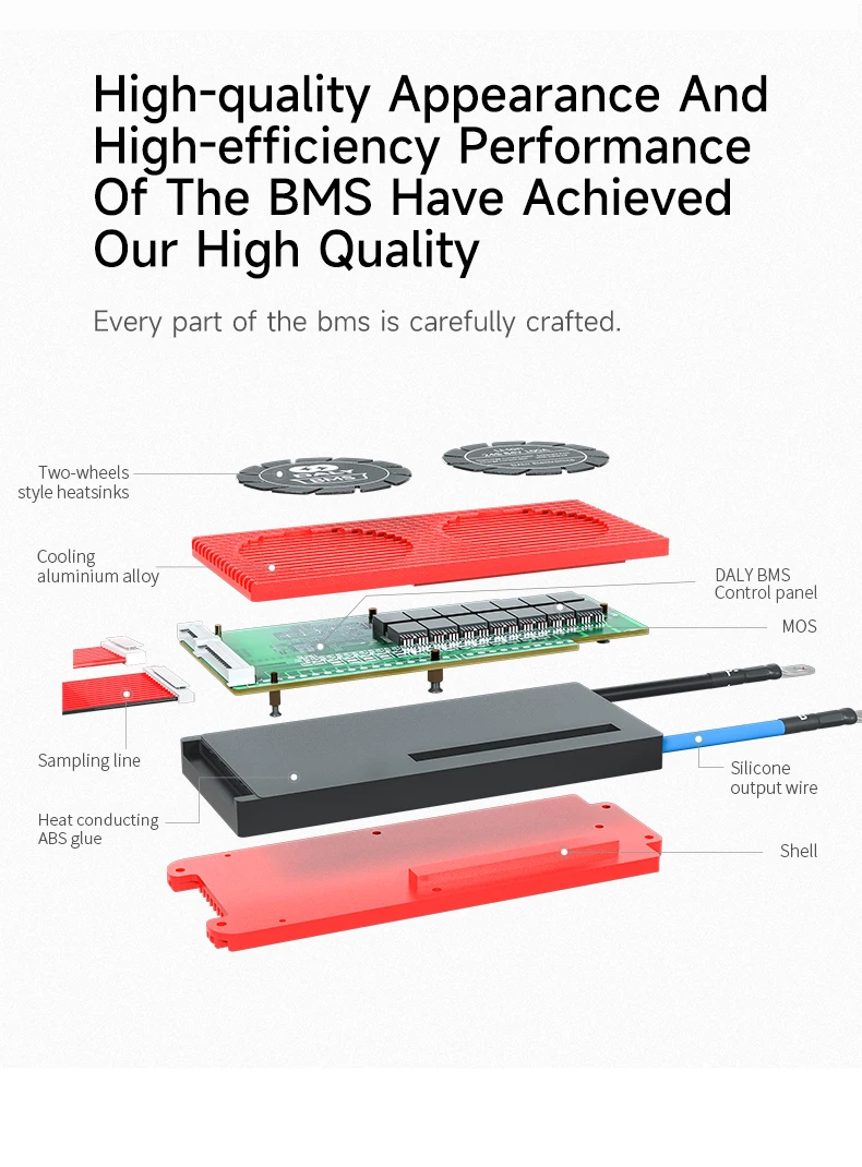 Nmc Bms Liion Lithium Ev Battery Management System 10s 36v 30a 60a 80a ...