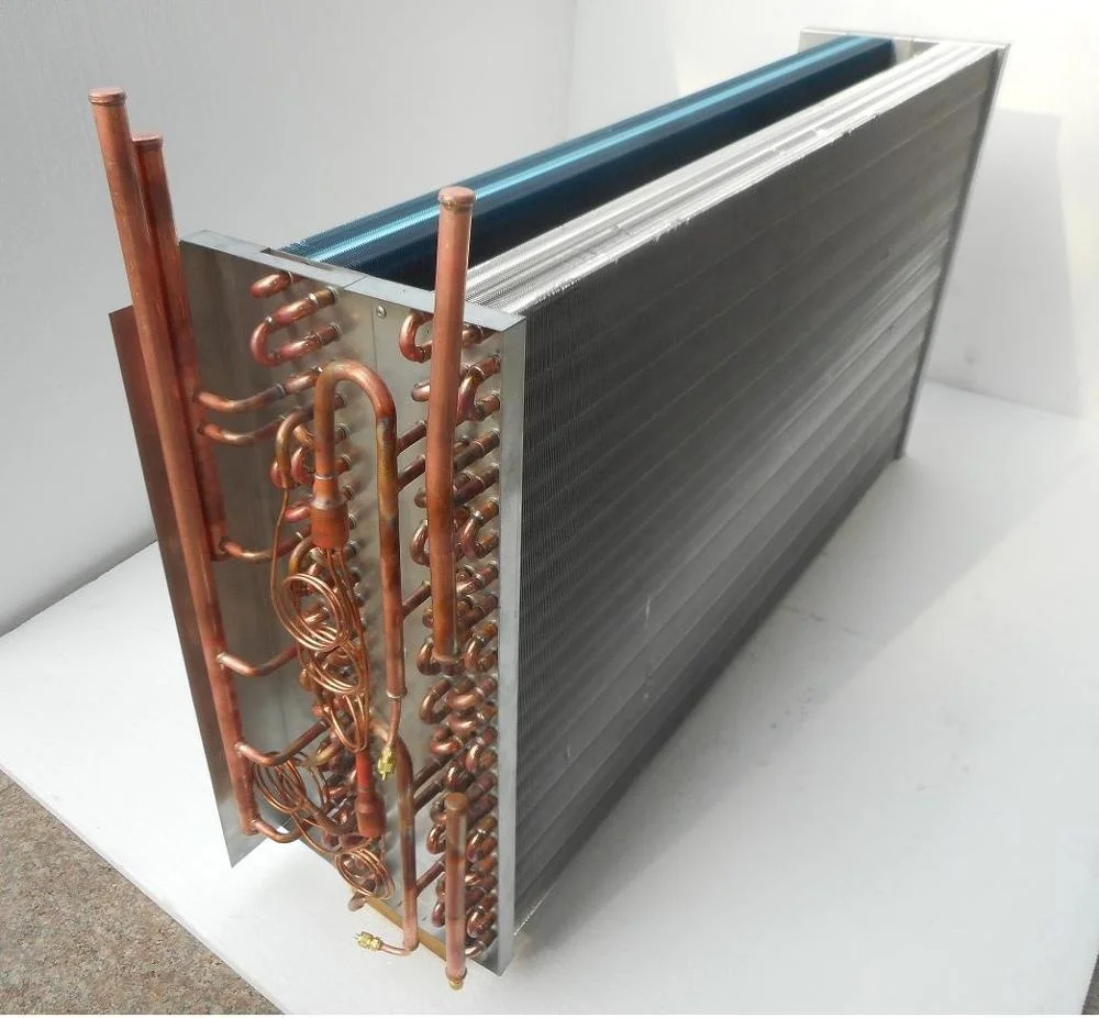 Refrigeration Copper Tube Fin Aluminum Refrigerator Condenser ...