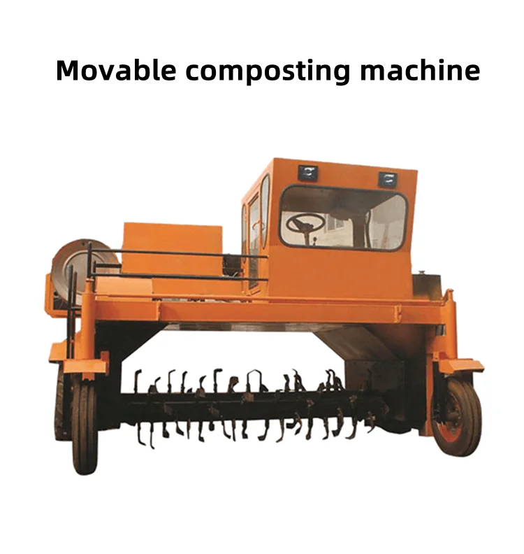 High Efficiency Windrow Crawler Type Composting Turning Machines ...