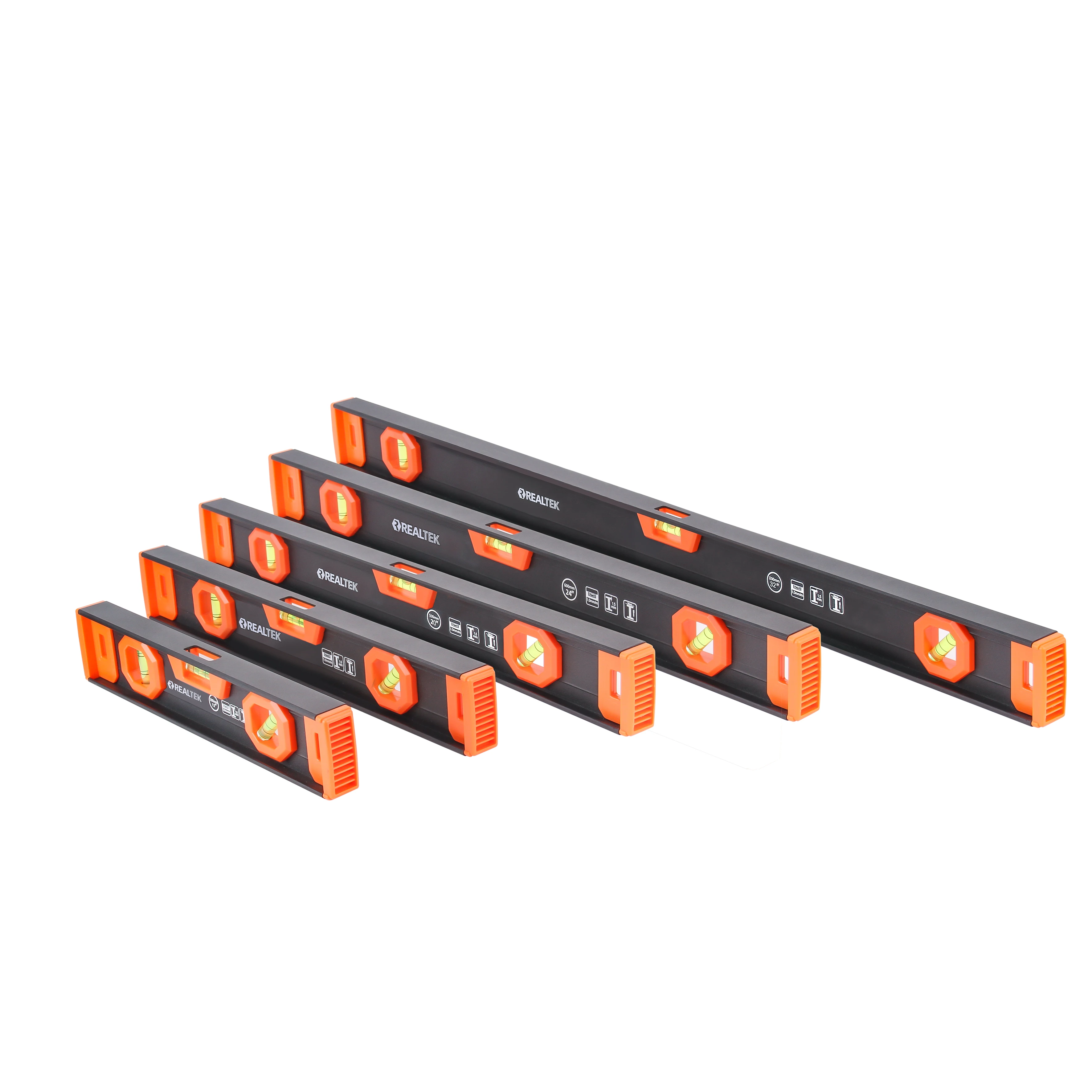 Realtek High-precision Aluminum Spirit Level Measuring Tools With Three ...