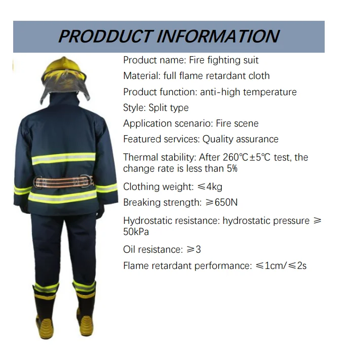 Fire Protection Us Suit Forest Uniform Firefighter Fire Fighter's Boots ...