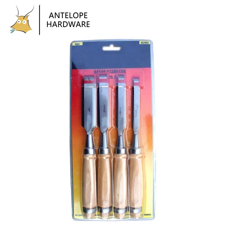 4pcs High Carbon Steel Wood Carving Chisel Set - Buy Chisel Set,Wood ...
