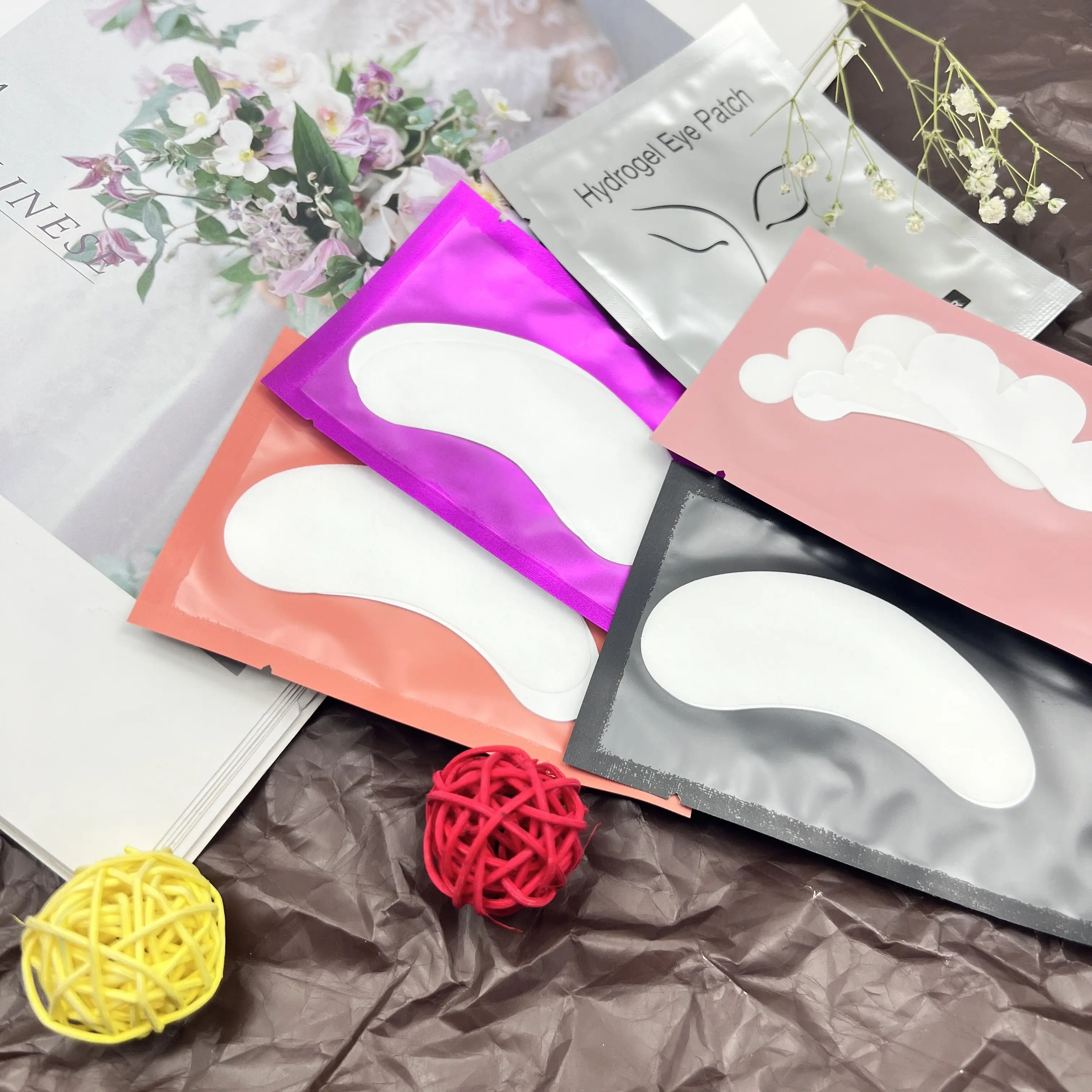 Custom Logo Eye Pads For Eyelash Extensions/eye Patch Collagen Gel Eye ...