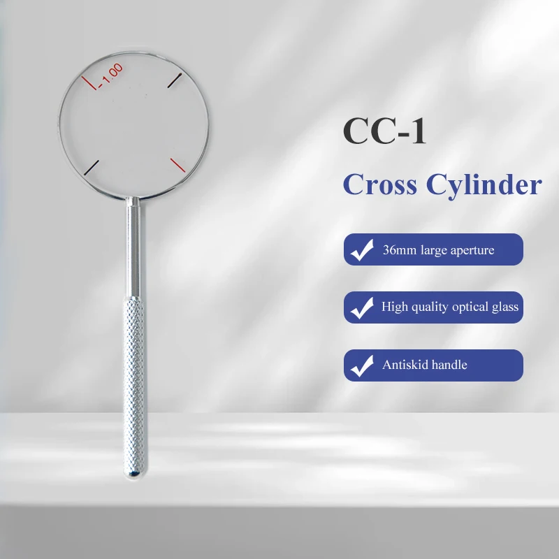 Best Optical Eye Test Lens Cross Cylinder -0.25d -0.50d -0.75d - Buy ...