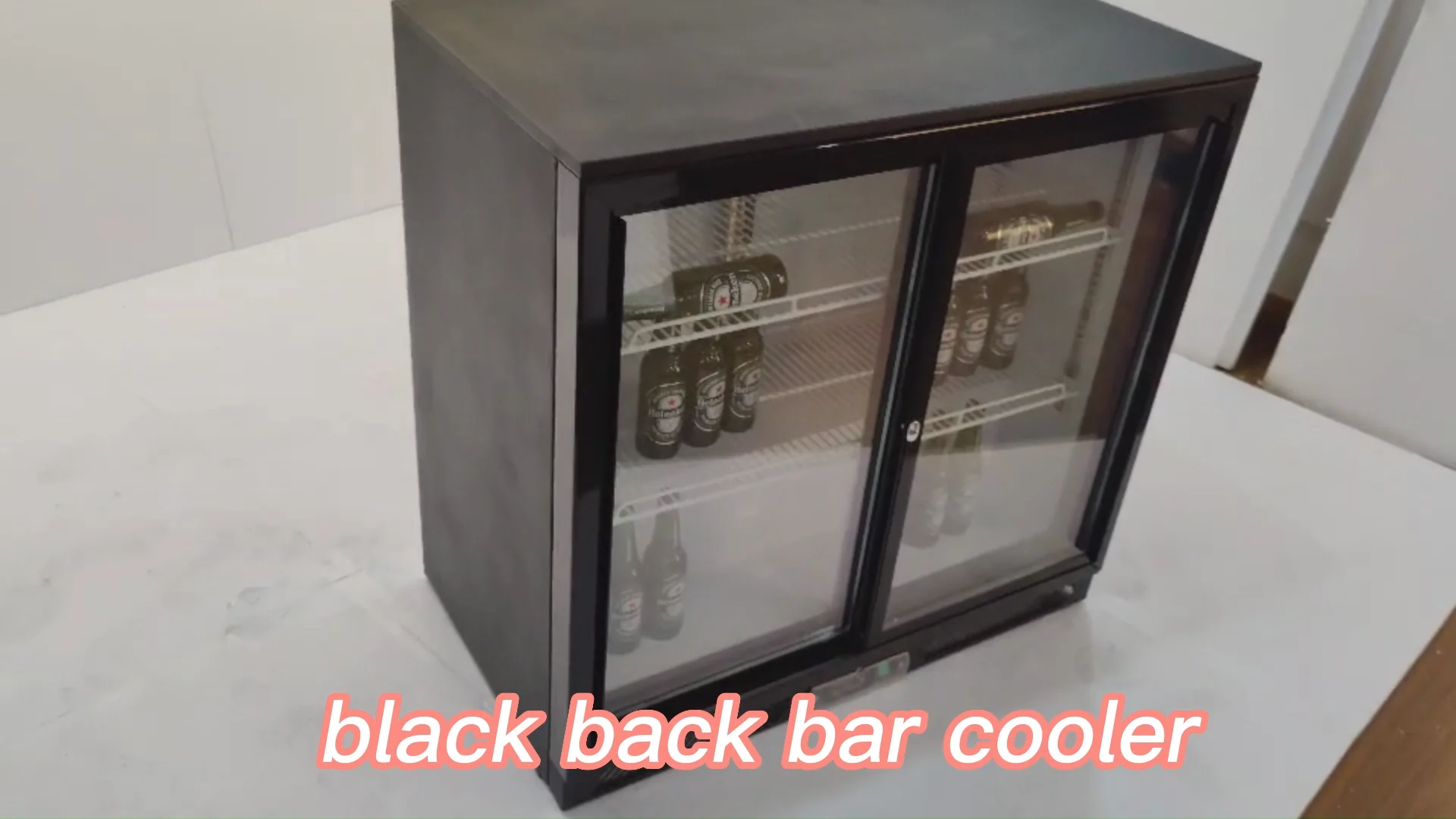 3 Door Back Bar Cooler Drinks Fridge Beer Glass Drink Back Bar Cooler ...