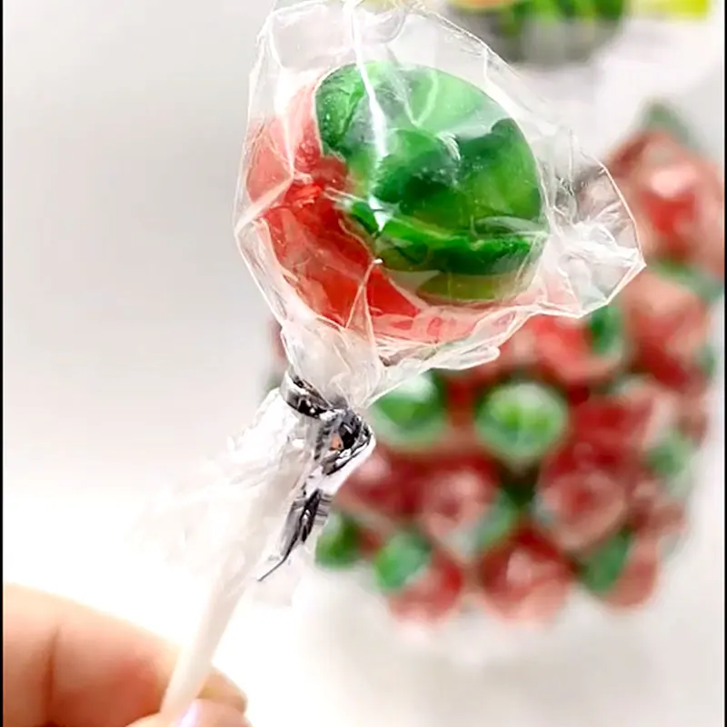 Watermelon Lollipop Candy - Sweet Fruity Round Treats