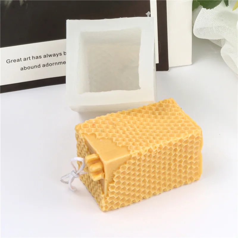 Cylinder Honeycomb Bee Silicone Mold Decorated Resin Molds Beehive ...