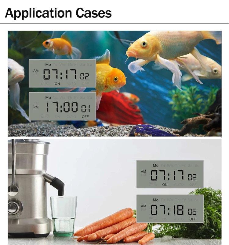 7 Day Programmable Digital Countdown Timer With Dual Outlet For Kitchen Garden Irrigation Buy