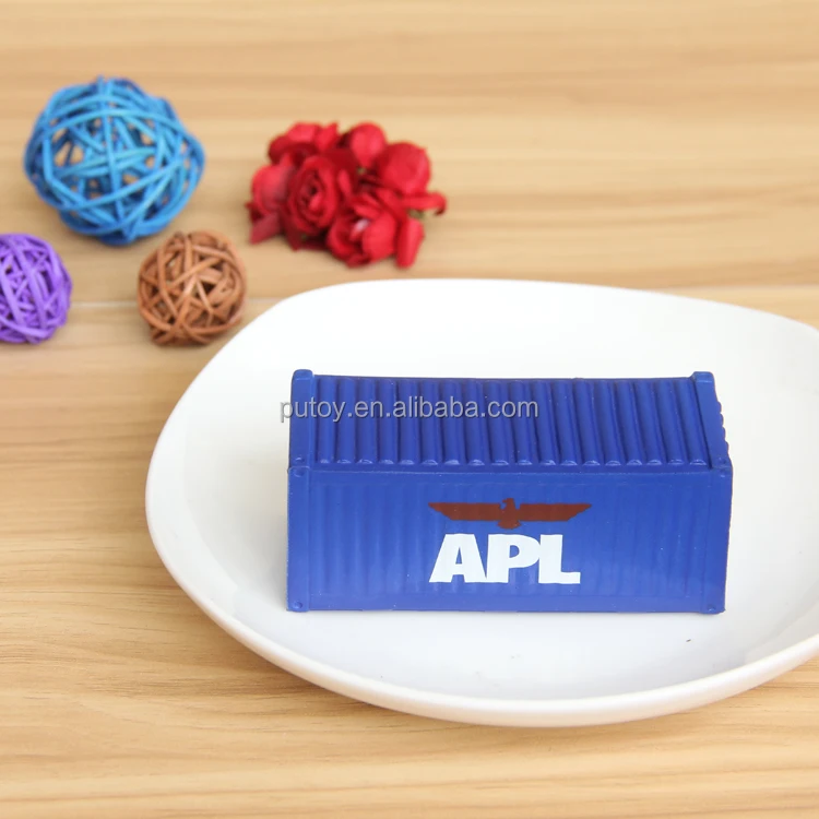 Custom Logo Shipping Container Shape Pu Foam Stress Reliever Ball For ...
