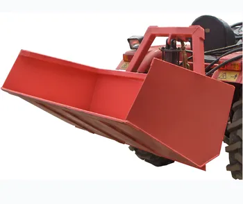Tractors 3-point Linkage Hydraulic Tipping Tractors Transport Box ...