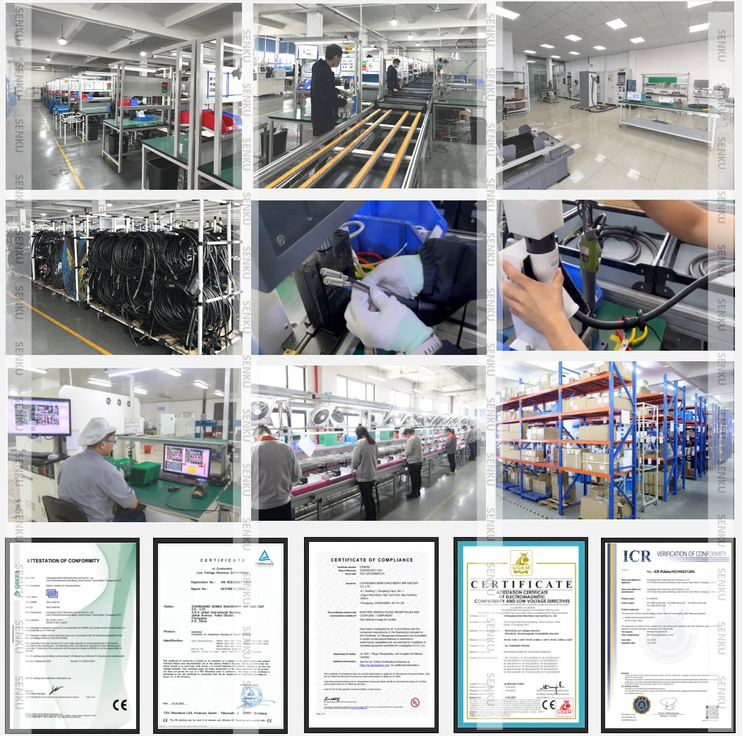 250v 16a 1 Phase 3 Phase Ev Cable Iec62196-2 Type2 Plug Connector ...