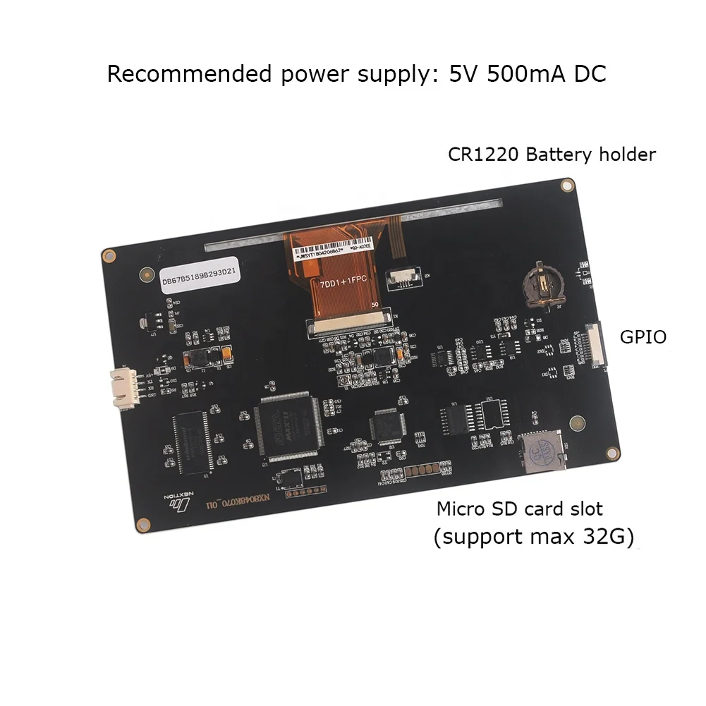 Gewerbe, Industrie & Wissenschaft Optoelektrische Displays NX8048T070 ...