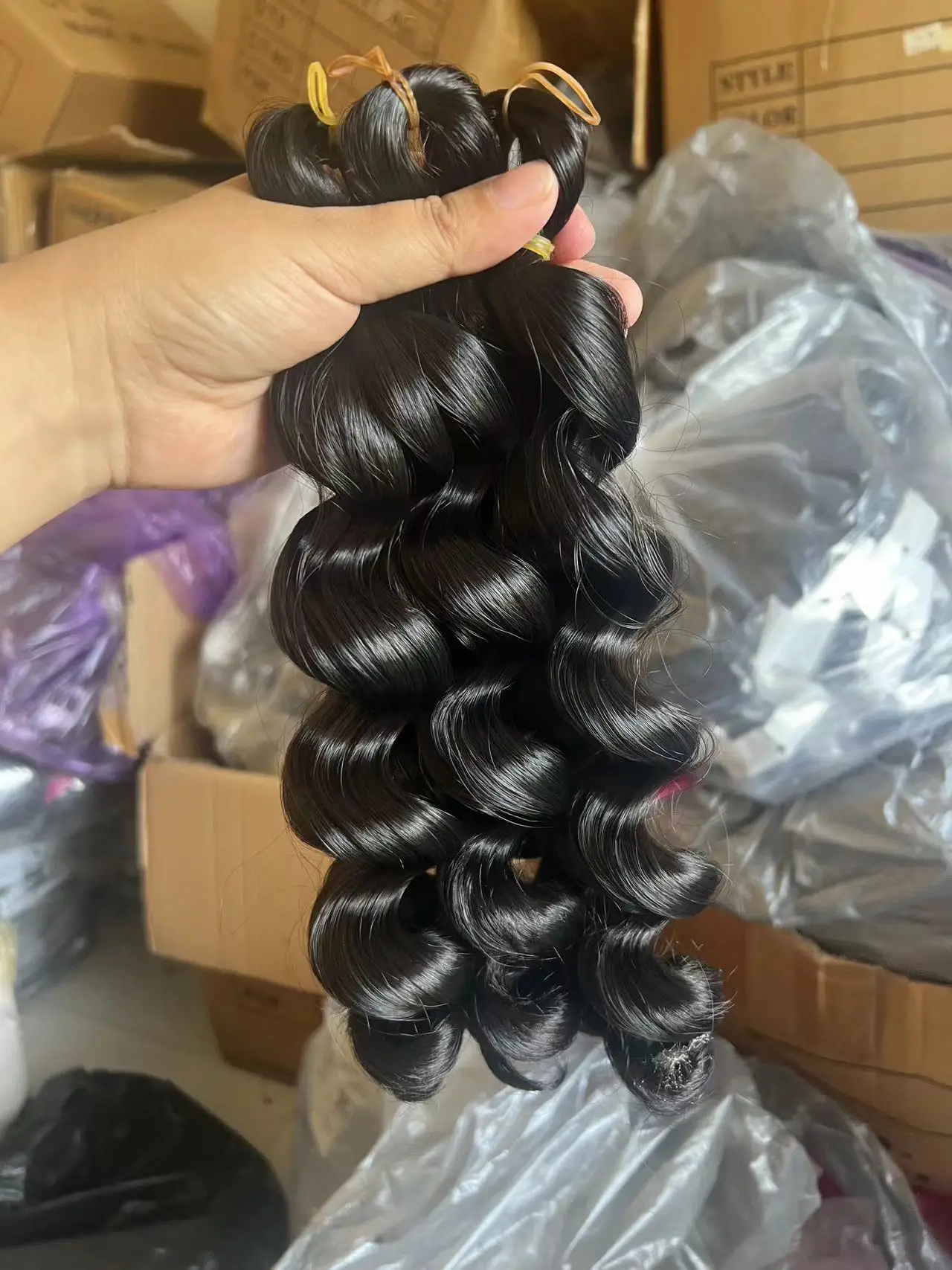 Sharopul 12 Inch Boho Box Braids - Curly Ends Synthetic Hair