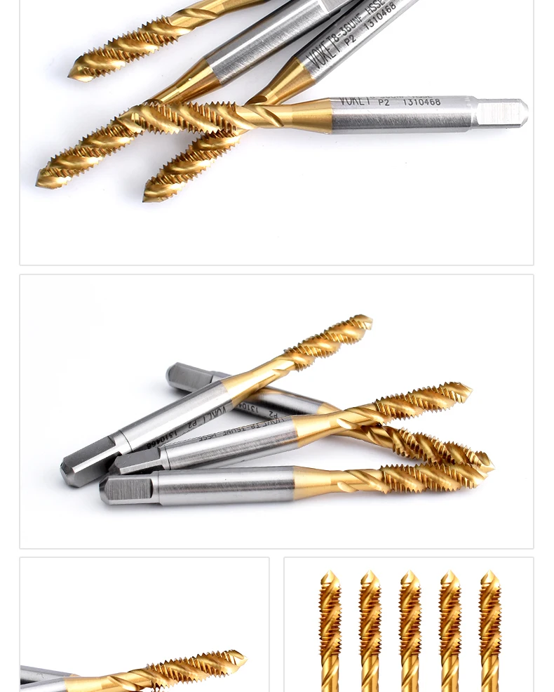 Hsse Spiral Fluted Tap Unf 0-80 0-90 1-72 2-64 3-56 4-48 5-44 6-40 8-36 ...