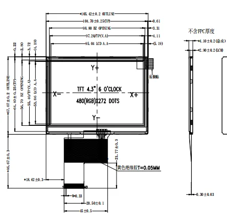 Mipi Mcu Rgb Spi Lvds Hd-mi Interface 2.8 3.5 4.3 5 7 8 10.1 Inch Small Color Tft Display Panels ...