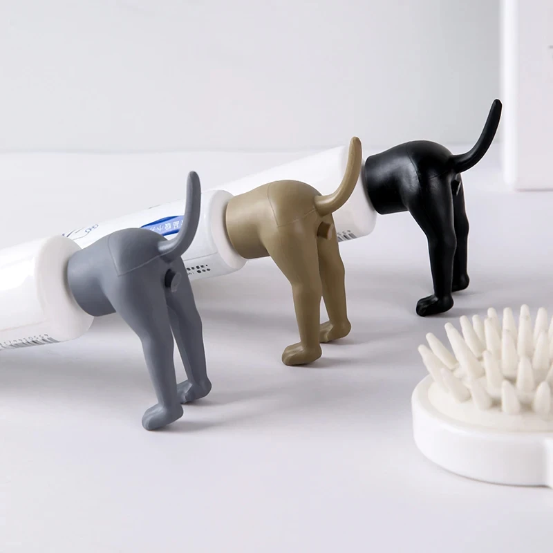 Pooping Dog Butt Toothpaste Topper Creative Funny Toothpaste Squeezer ...