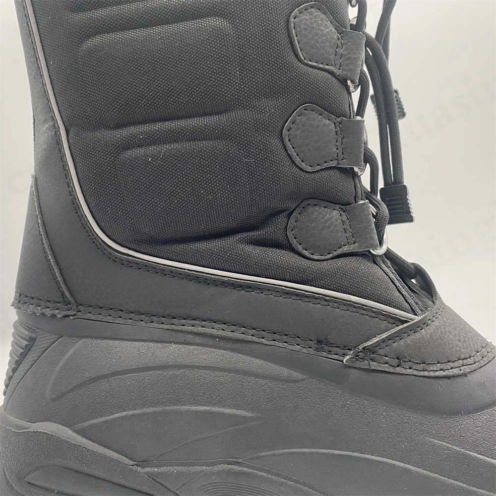 Ywq,Tighten Rope Buckle Design Long-cut Keep Warm Duck Boots Skid-proof ...