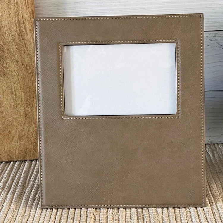 Personalized Picture Frame - Laserable Leatherette Photo Frame
