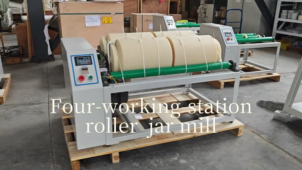 Tencan Oem/odm 220v 3 Rollers Grinding Axis Rolling Mill 4*15l Vacuum ...