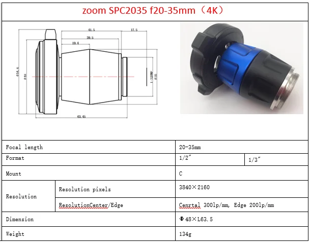 Zoom Endoscope Coupler F1835mm/f1525mm/f1530mm/f1631mm/2035mm Universal ...